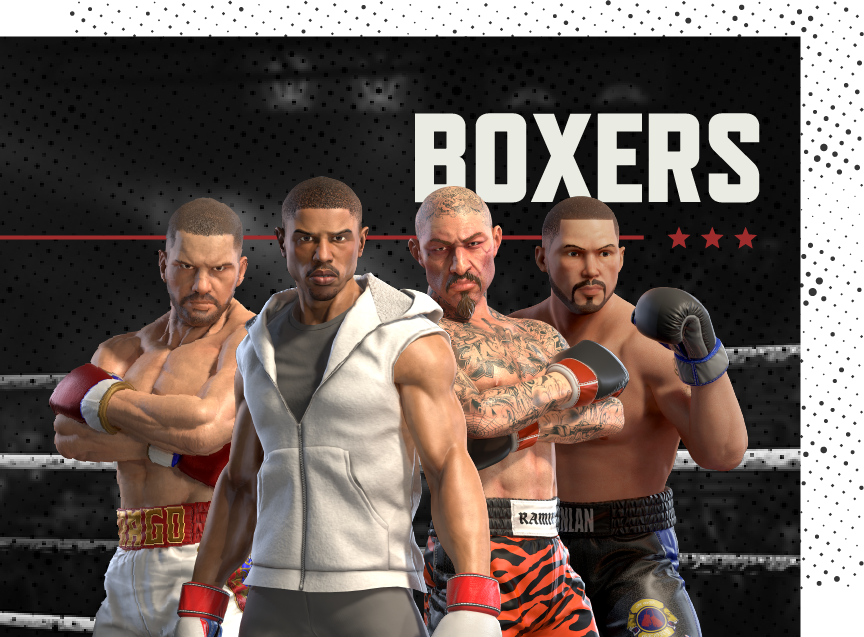Big Rumble Boxing: Creed Champions - Boxers